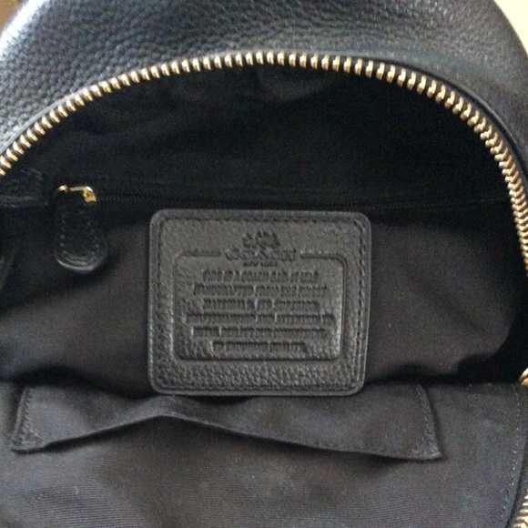 Coach | Bags | Coach Mini Charlie Backpack In Pebble Leather | Poshmark